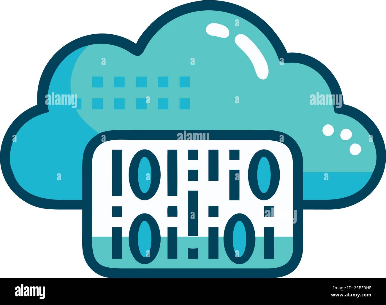 Cloud Computing Data Storage Icon Stock Vector Image & Art - Alamy