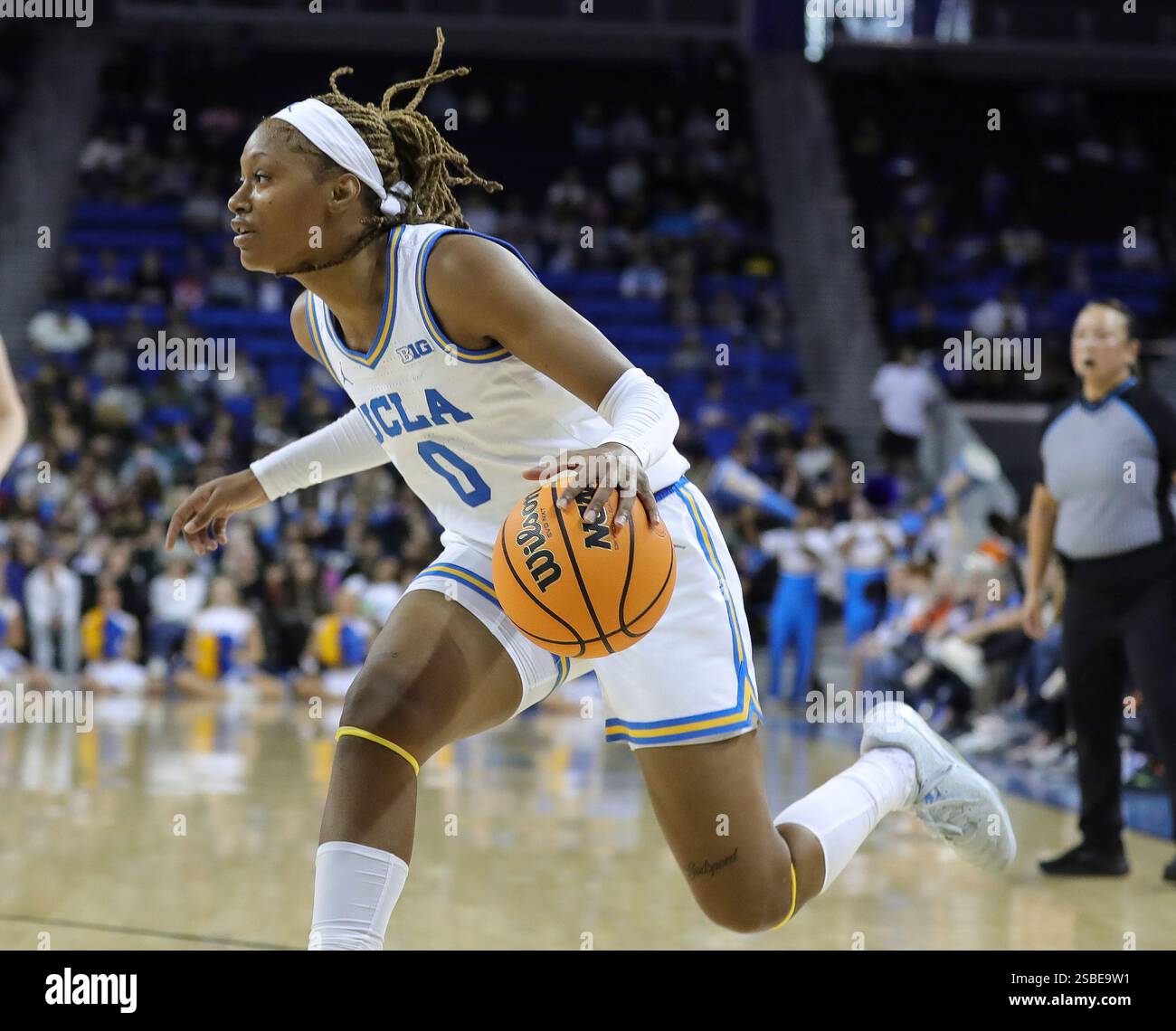 LOS ANGELES, CA - FEBRUARY 2: UCLA Bruins forward Janiah Barker (0 ...