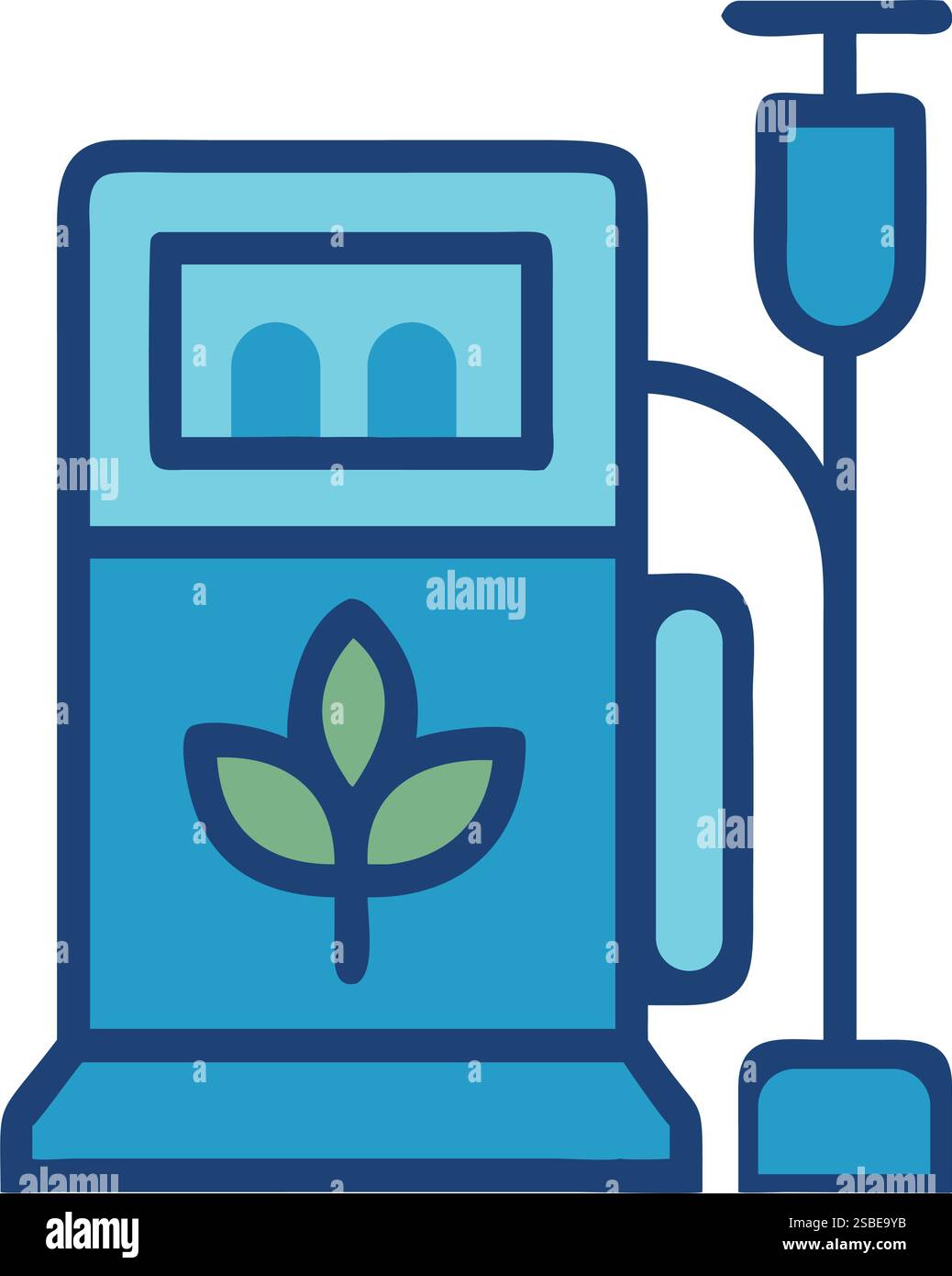 Biofuel Gas Pump Eco Energy Icon Stock Vector Image & Art - Alamy