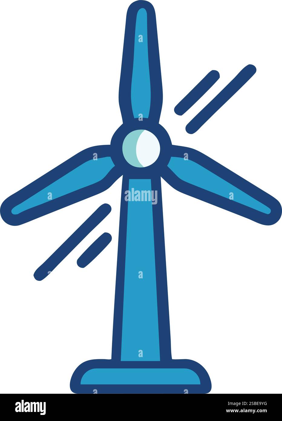 Wind Turbine Renewable Energy Icon Stock Vector Image & Art - Alamy