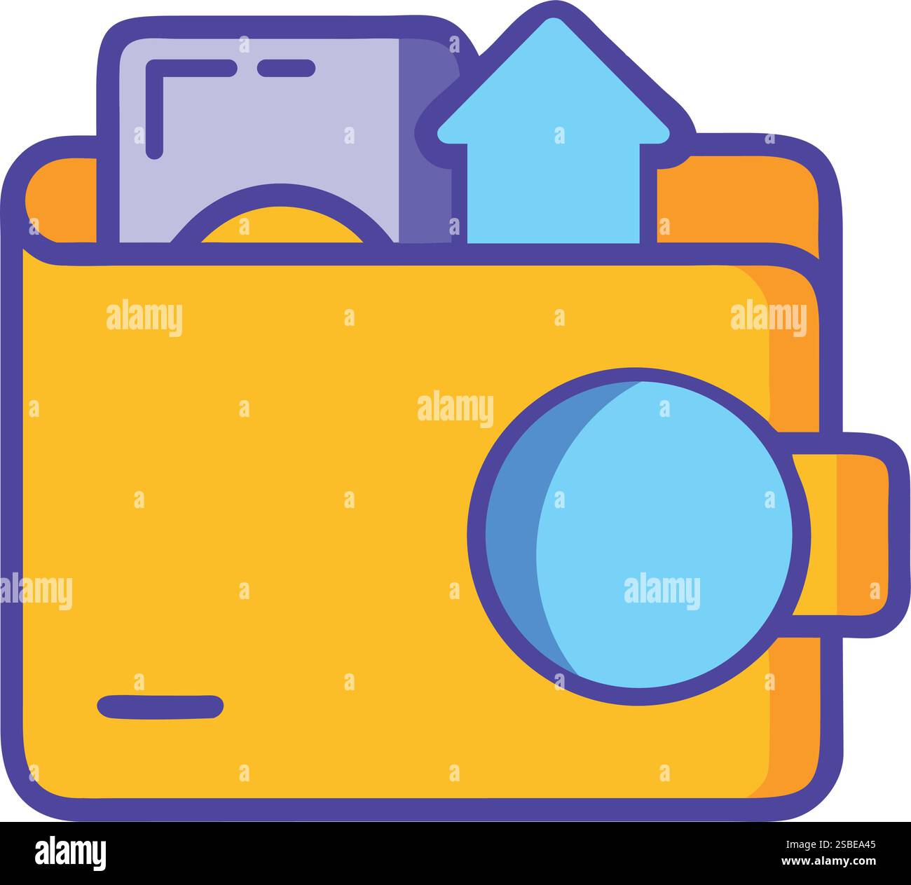 Cloud Storage Secure Digital Folder Icon Stock Vector Image & Art - Alamy