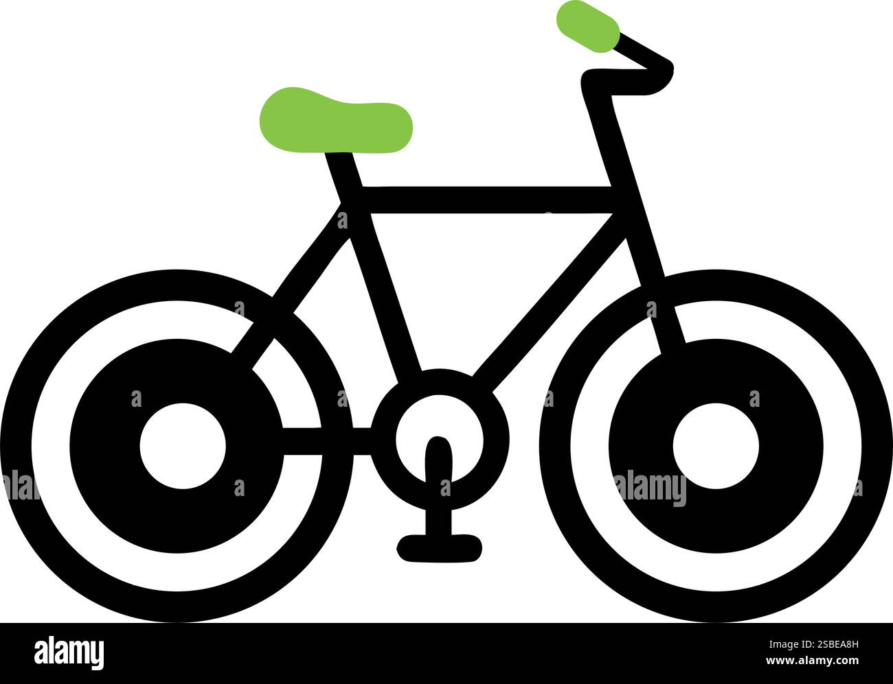 Eco Friendly Bicycle Sustainable Transport Stock Vector Image & Art - Alamy