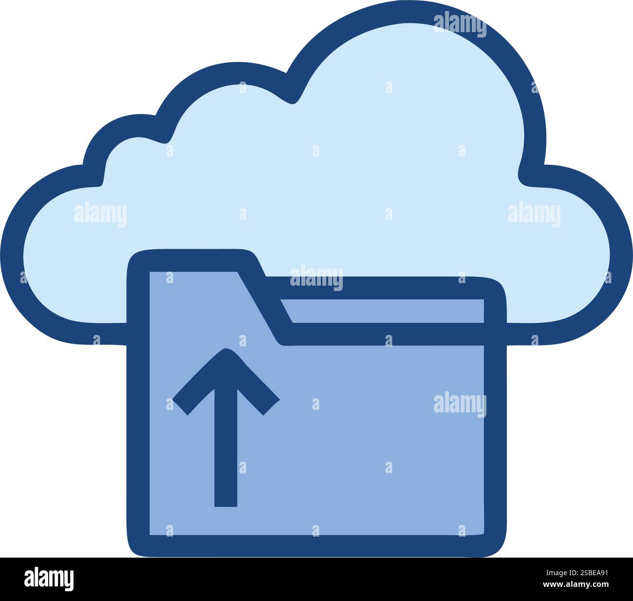 Cloud Upload File Storage Backup Stock Vector Image & Art - Alamy