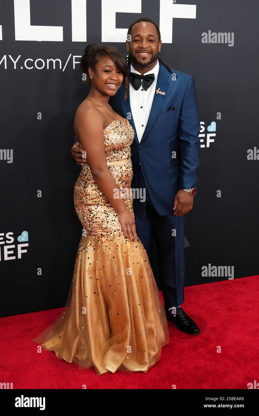 Madison Maclin, left, and Adrian Maclin arrive at the 67th annual ...