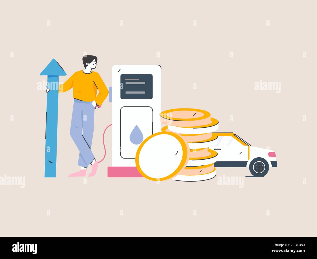 Vector Internet operation hand-drawn illustration of people getting ...