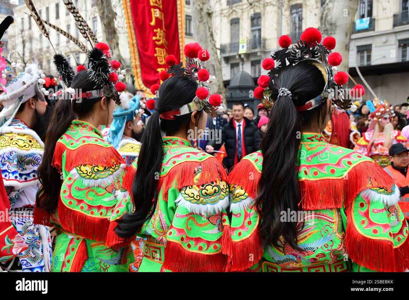 Dancers of the Yingge dance troupe entertain guests during the Chinese ...