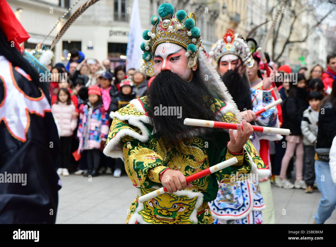 Dancers of the Yingge dance troupe entertain guests during the Chinese ...