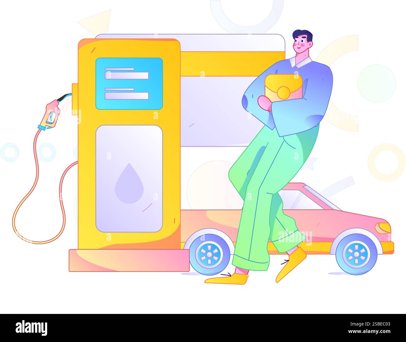 Vector Internet operation hand-drawn illustration of people getting ...
