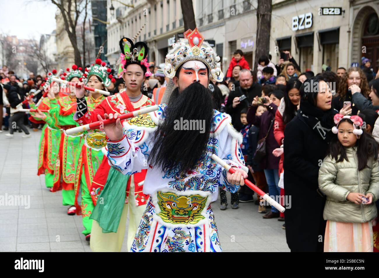 Dancers of the Yingge dance troupe entertain guests during the Chinese ...