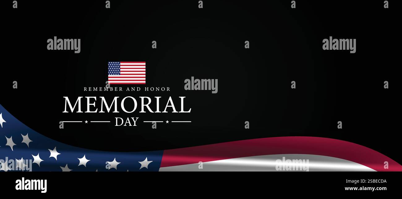 Remembering the Fallen A Tribute to Memorial Day in America Stock ...