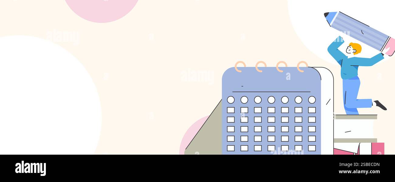 Check-in character flat vector concept operation hand-drawn ...