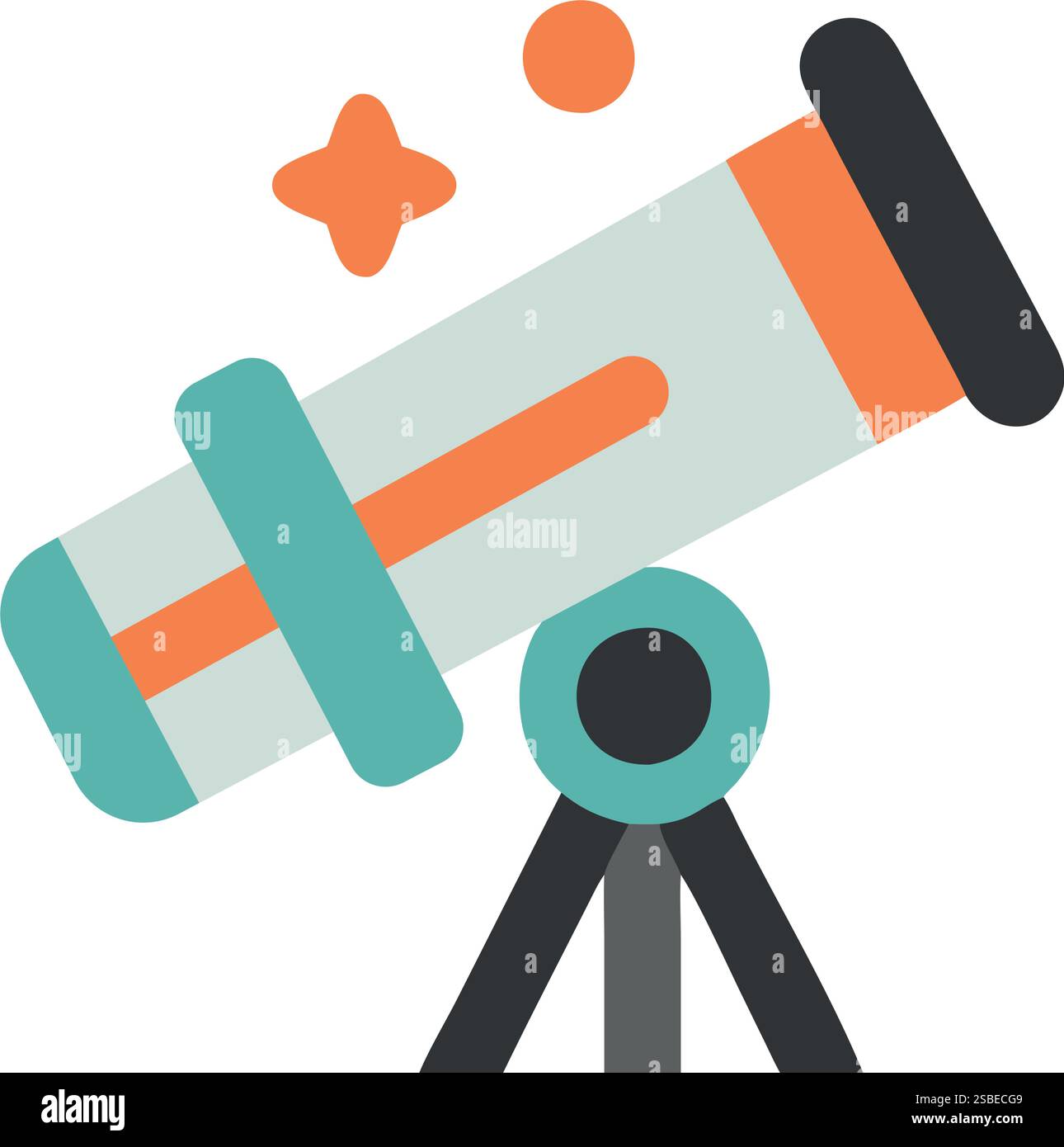 Telescope Astronomy Space Observation Stock Vector Image & Art - Alamy