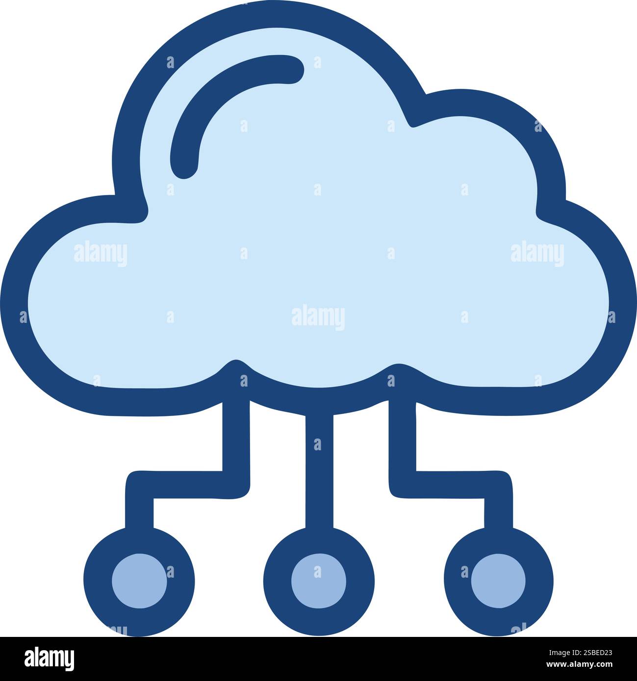 Cloud Technology Data Connection Network Stock Vector Image & Art - Alamy