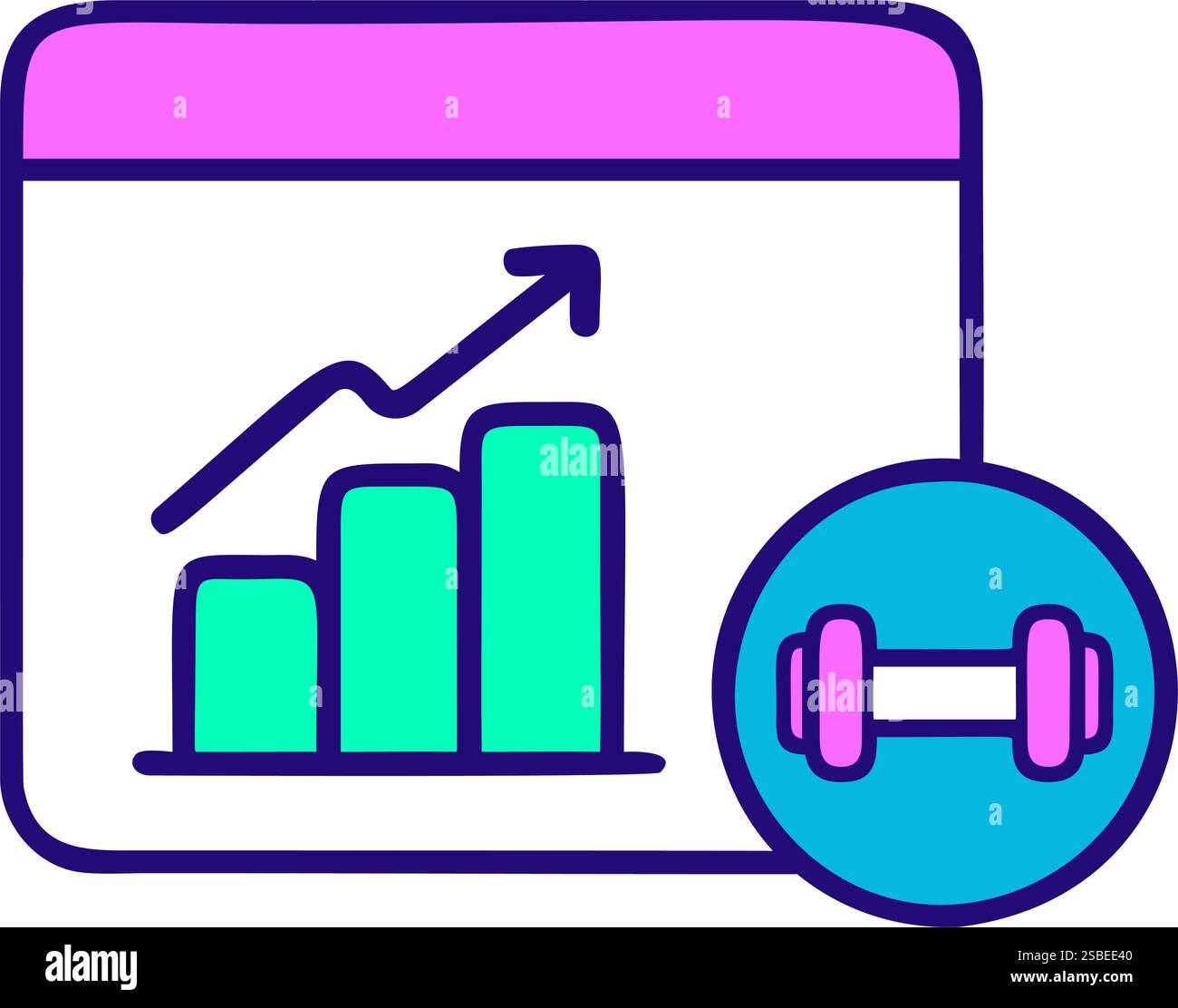 Exercise analytics Stock Vector Images - Alamy
