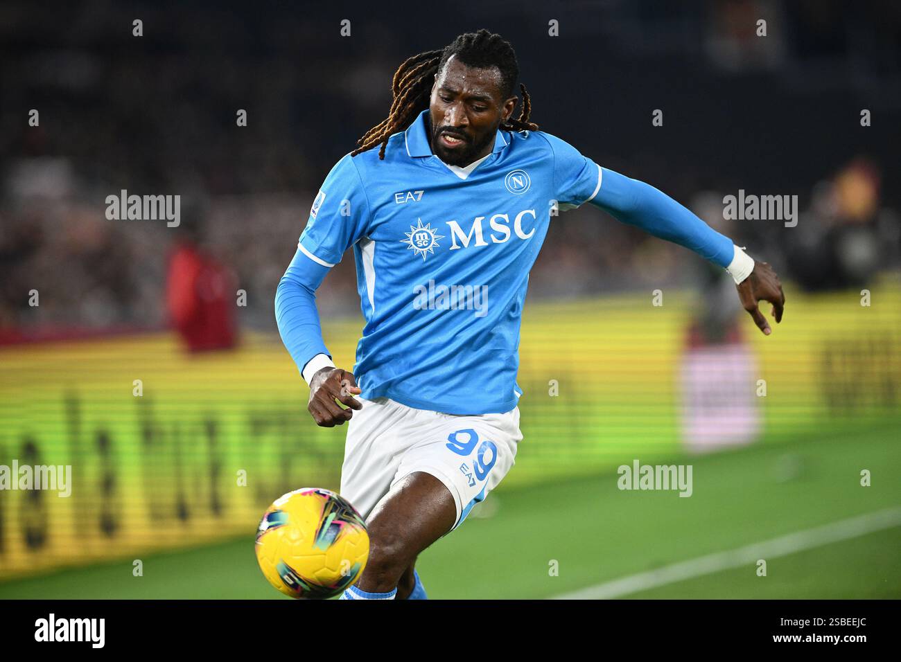 Roma, Italy. 02nd Feb, 2025. Andre-Frank Anguissa of SSC Napoli seen in ...