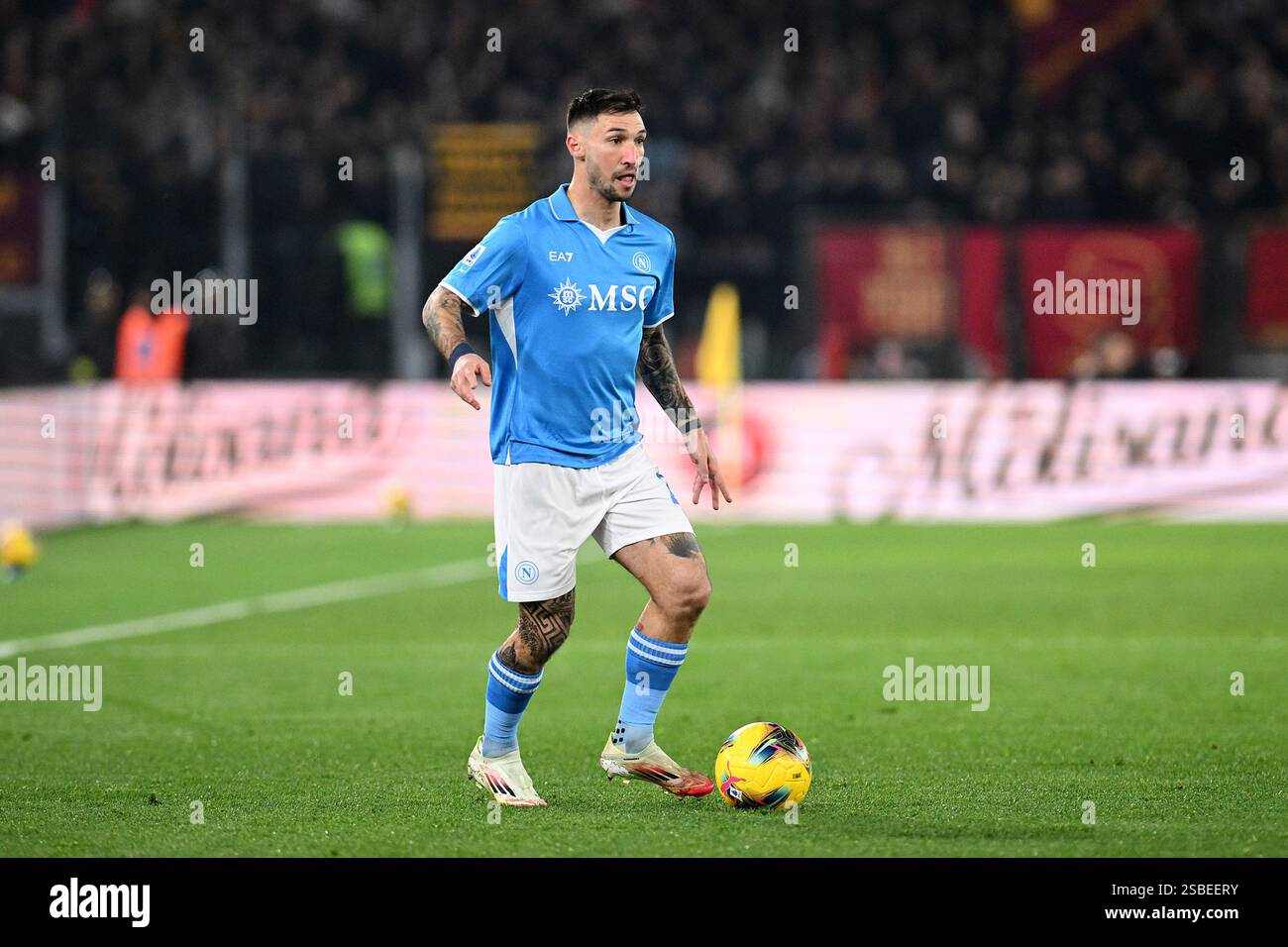 Roma, Italy. 02nd Feb, 2025. Matteo Politano of SSC Napoli seen in ...