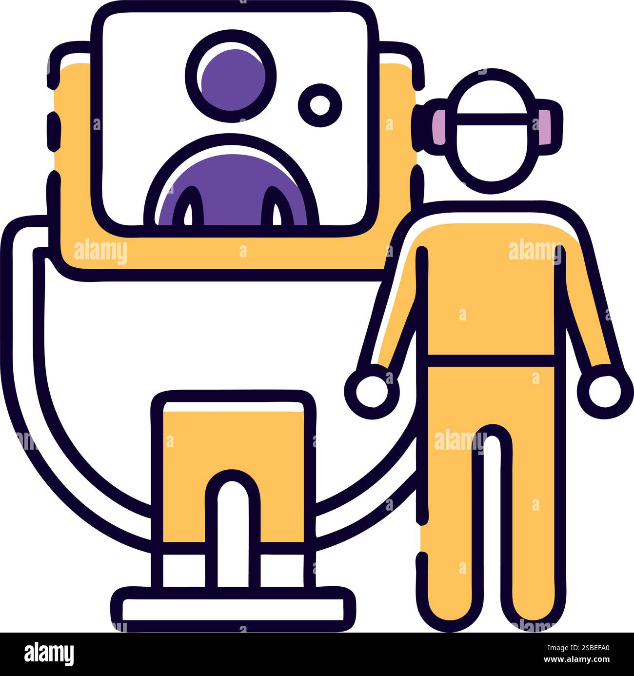 Mixed Reality Motion Capture System Icon Stock Vector Image & Art - Alamy