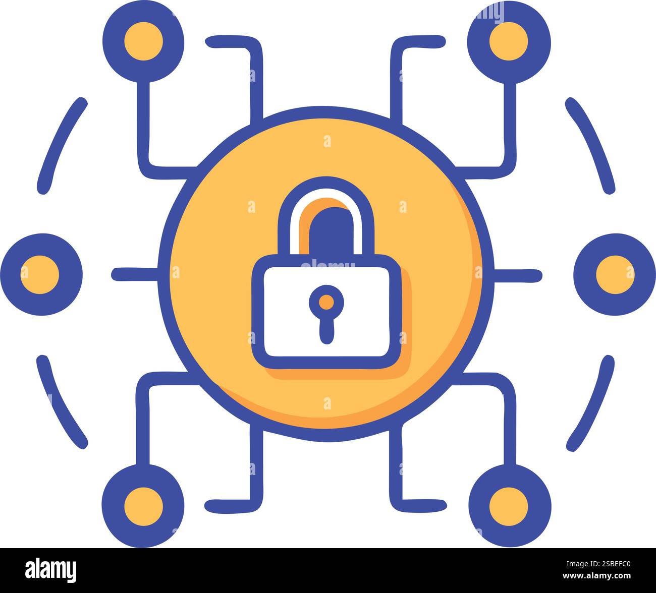 Encrypted system Stock Vector Images - Alamy