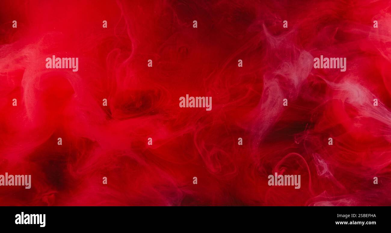 Red smoke. Abstract background. Blur bright color paint water explosion ...