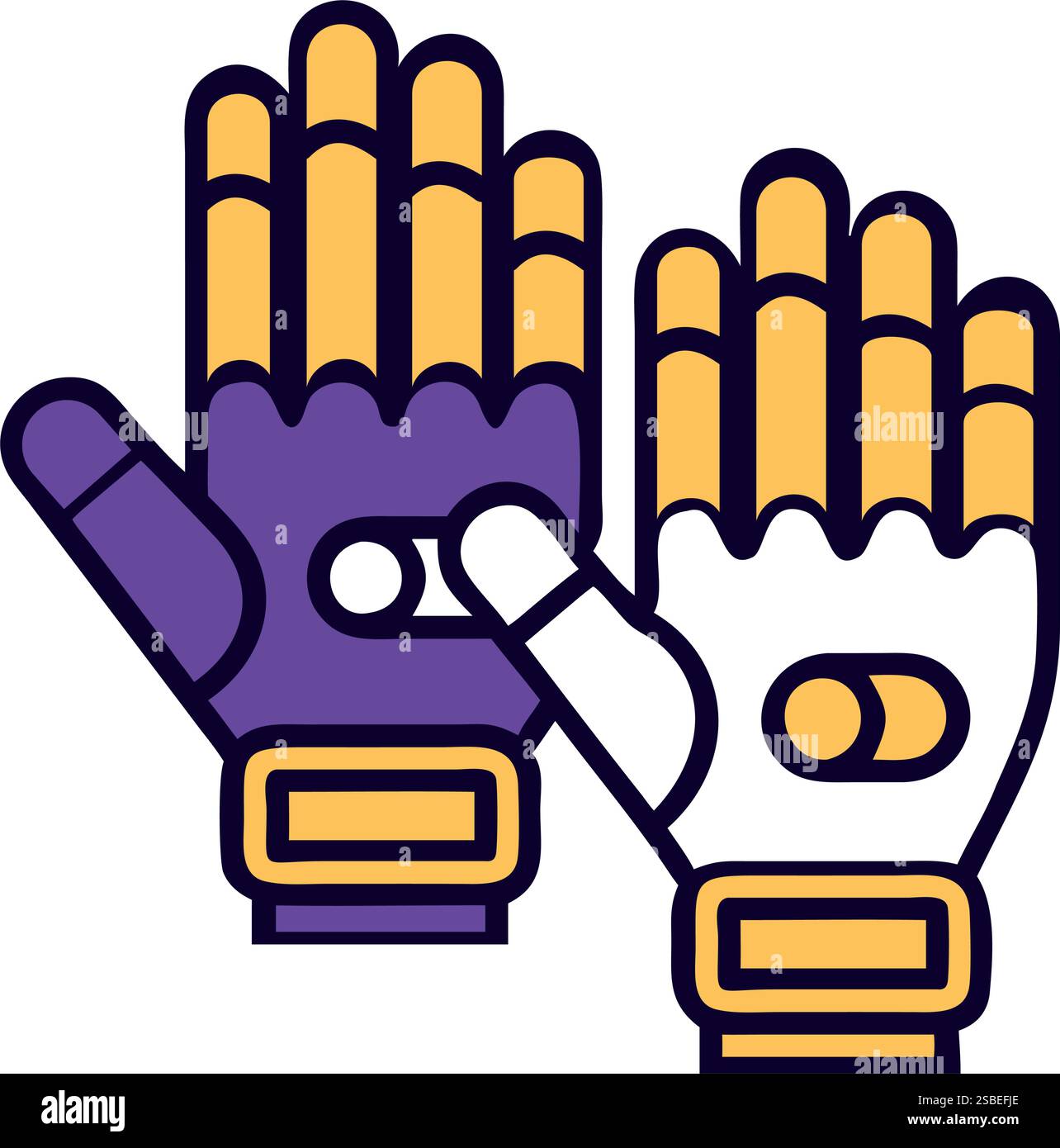 Virtual Reality Gloves Haptic Feedback Icon Stock Vector Image & Art ...