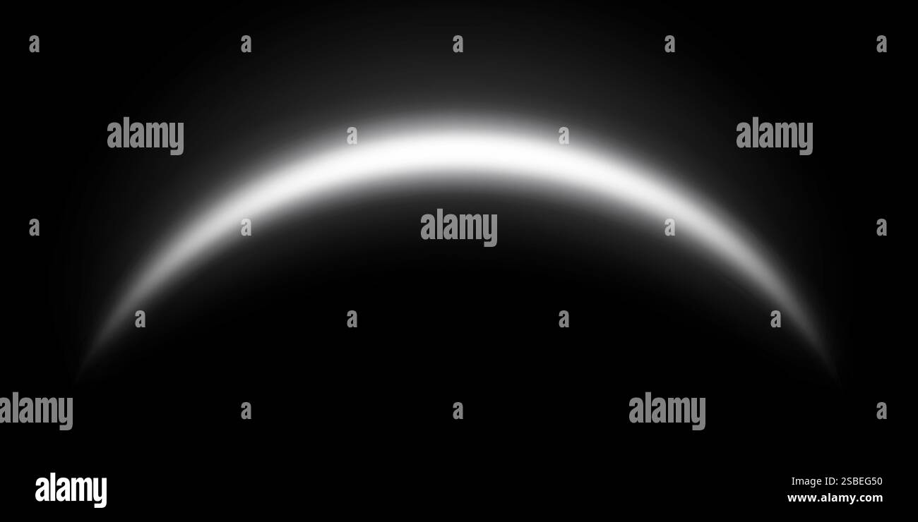 Silver magic arch with glowing particles, sunlight lens flare. Neon ...