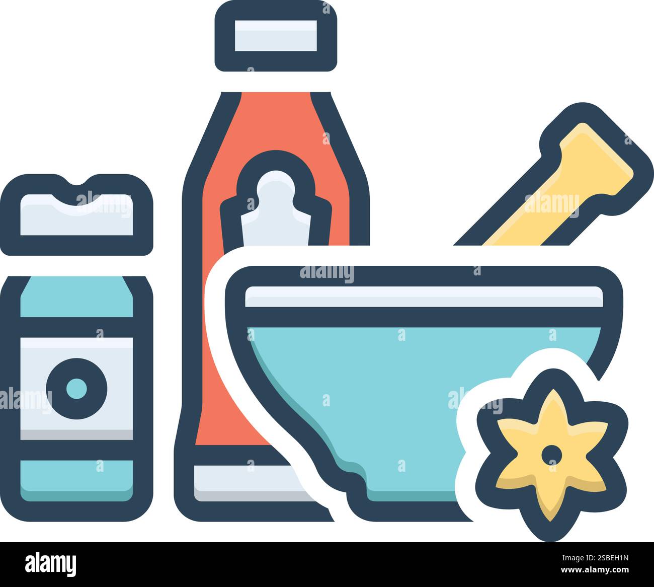 Dish seasoning Stock Vector Images - Alamy