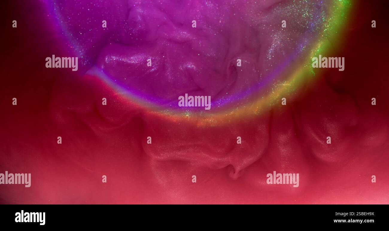 Shimmering dust smoke paint hi-res stock photography and images - Alamy