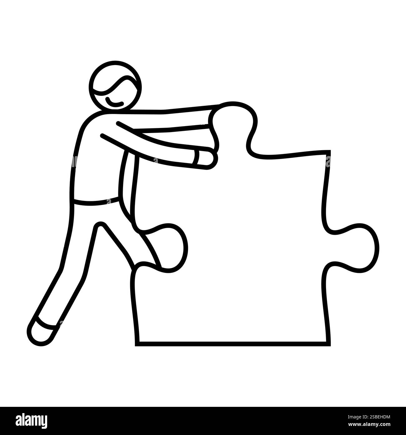 Thought challenge Black and White Stock Photos & Images - Alamy