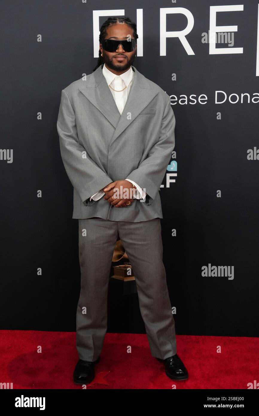 Austin Millz arrives at the 67th annual Grammy Awards on Sunday, Feb. 2 ...