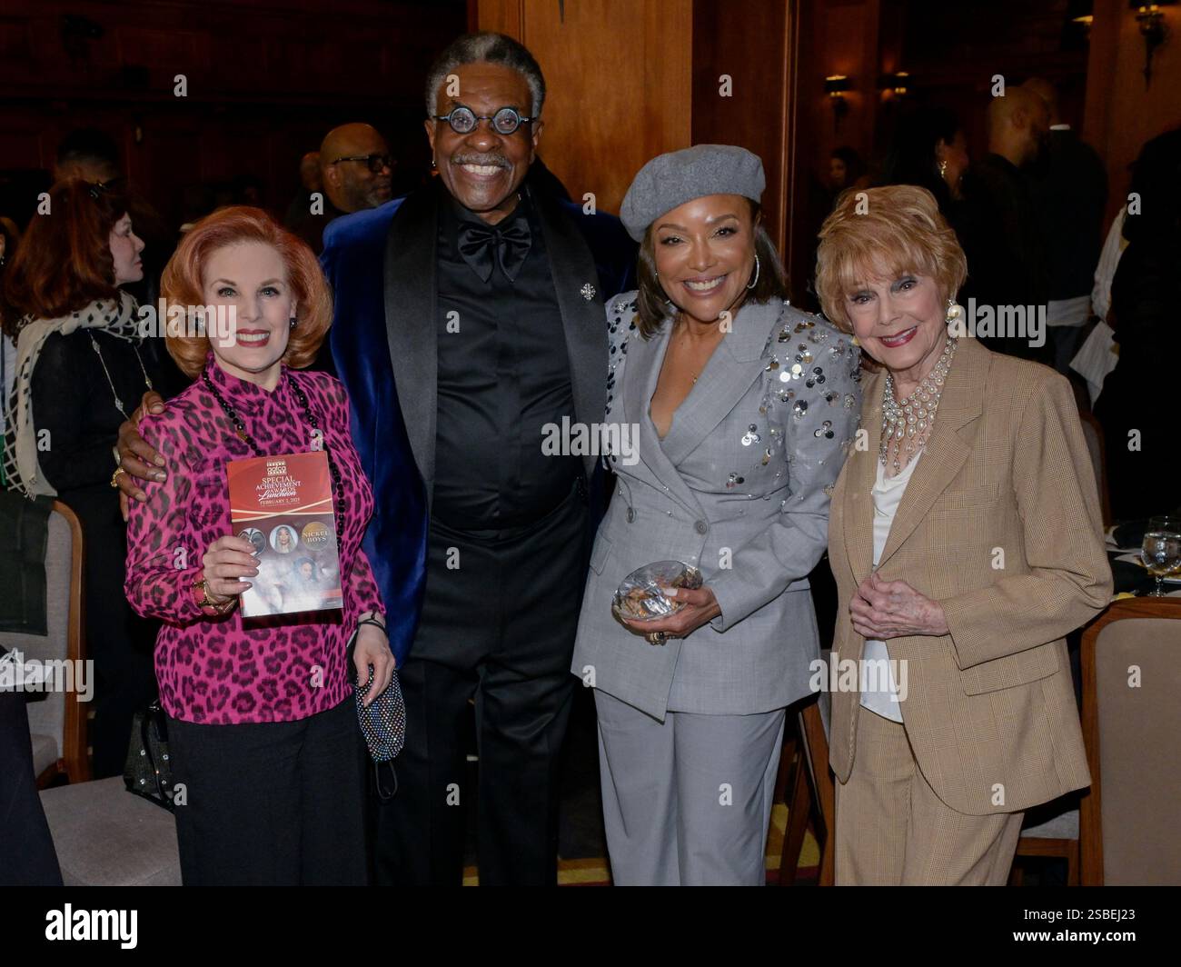 February 2, 2025, Los Angeles, California, USA: Kat Kramer, Kieth David, Lynn Whitfield and ...