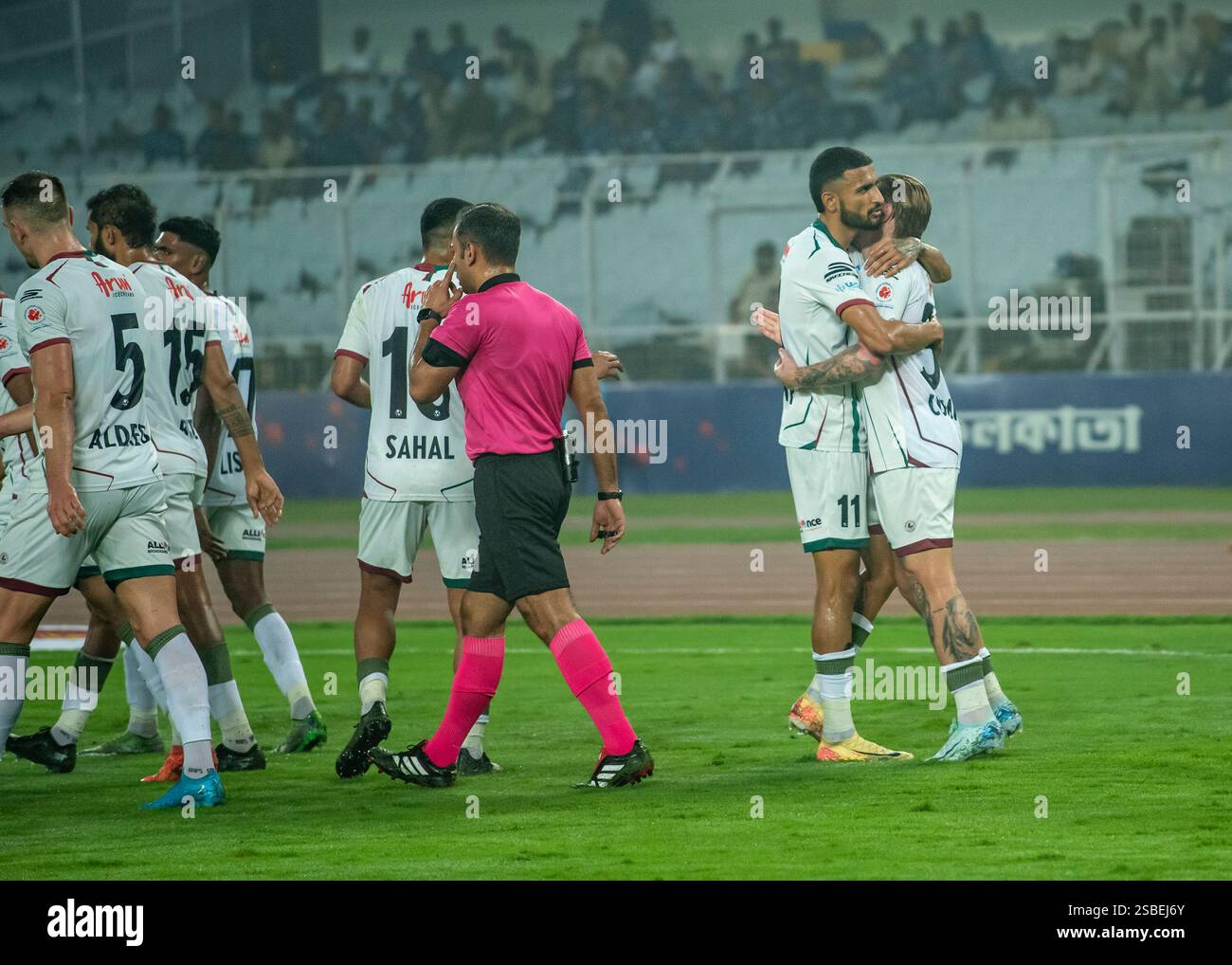 February 2, 2025, Kolkata, India: Mohun Bagan Super Giant hammered Mohammedan SC by 4-0 on 2nd ...