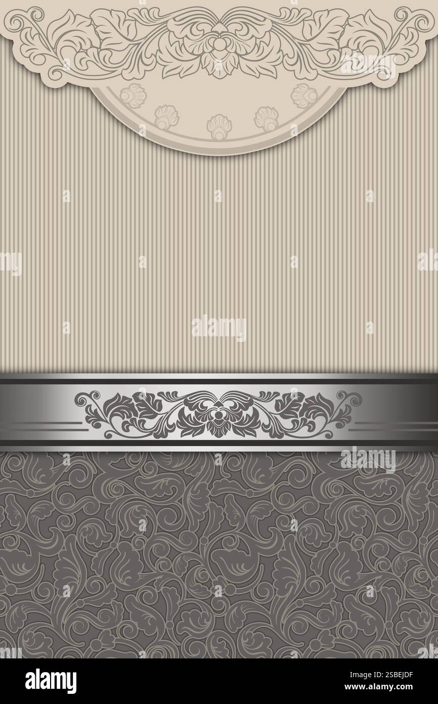 Elegant beige vintage background for design Stock Photo - Alamy