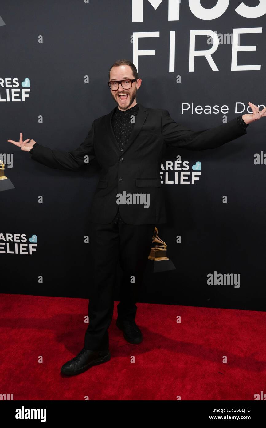 Pascal Le Boeuf arrives at the 67th annual Grammy Awards on Sunday, Feb ...