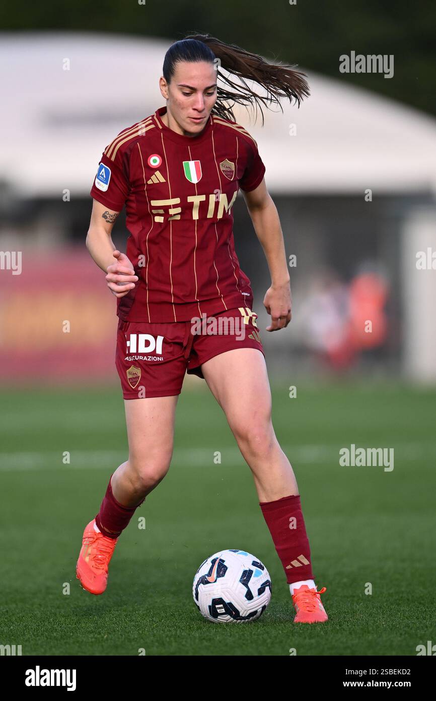 Rome, Italy. 01st Feb, 2025. Alice Corelli of A.S. Roma Femminile in ...