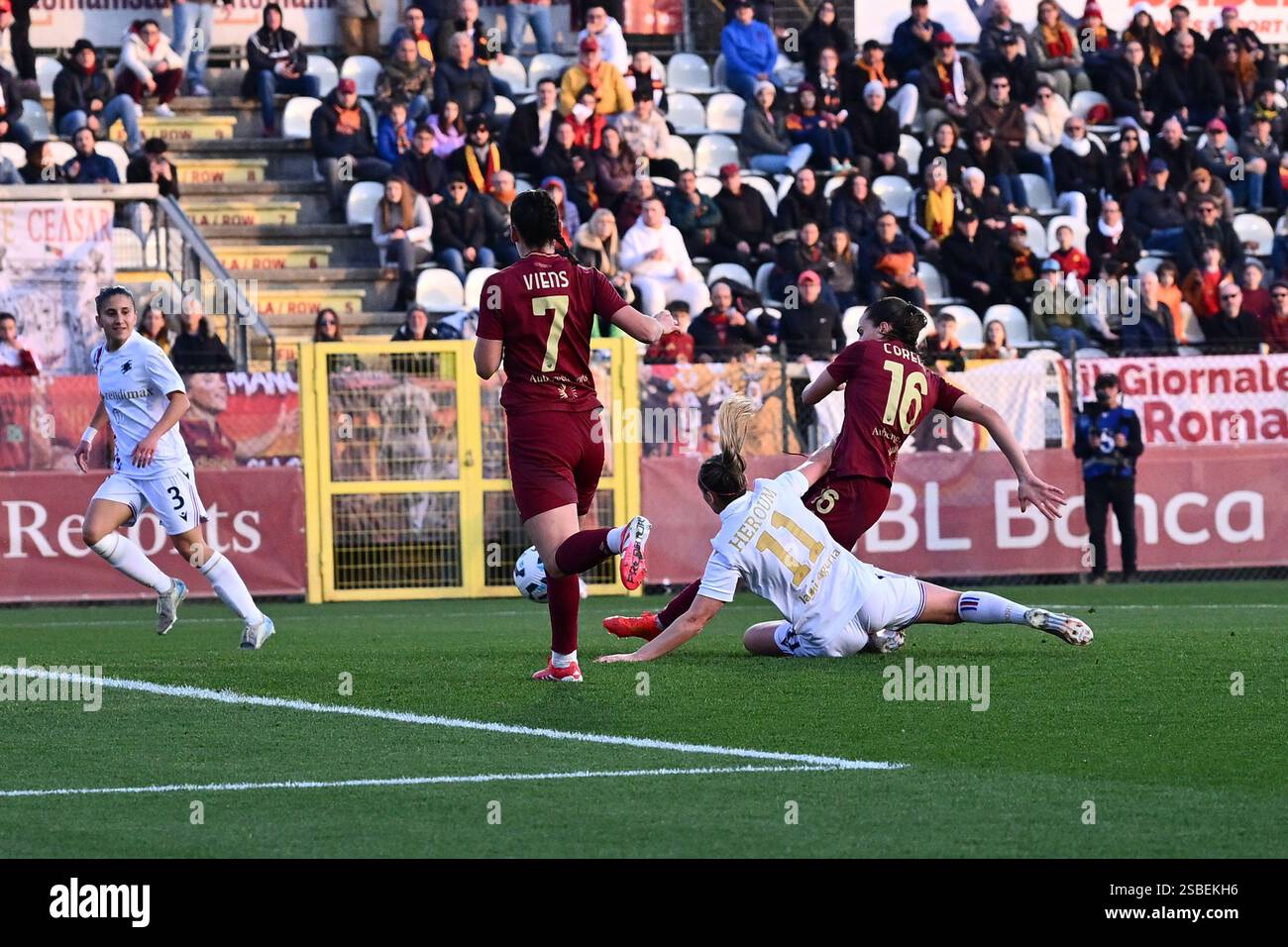 Rome, Italy. 01st Feb, 2025. Alice Corelli of A.S. Roma Femminile in ...