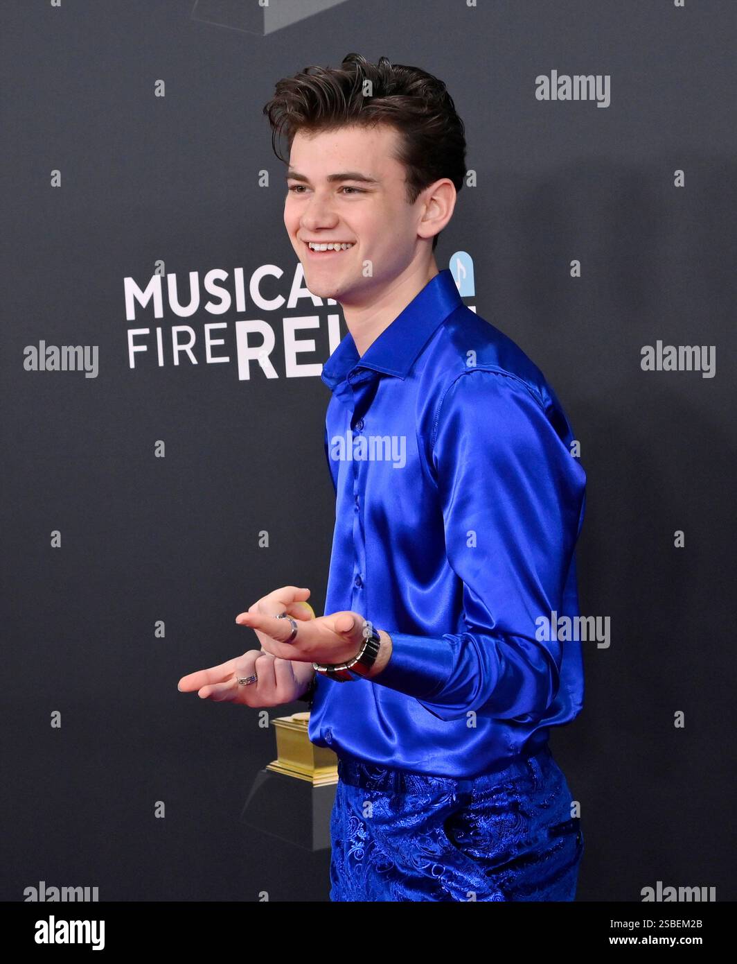 Los Angeles, Ca. 02nd Feb, 2025. Alexander James Rodriguez arrives for ...