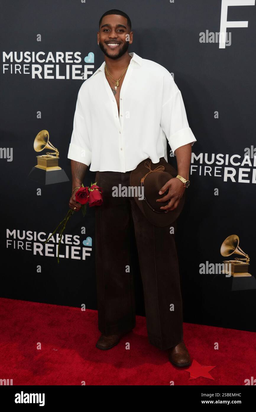 TA Thomas arrives at the 67th annual Grammy Awards on Sunday, Feb. 2 ...