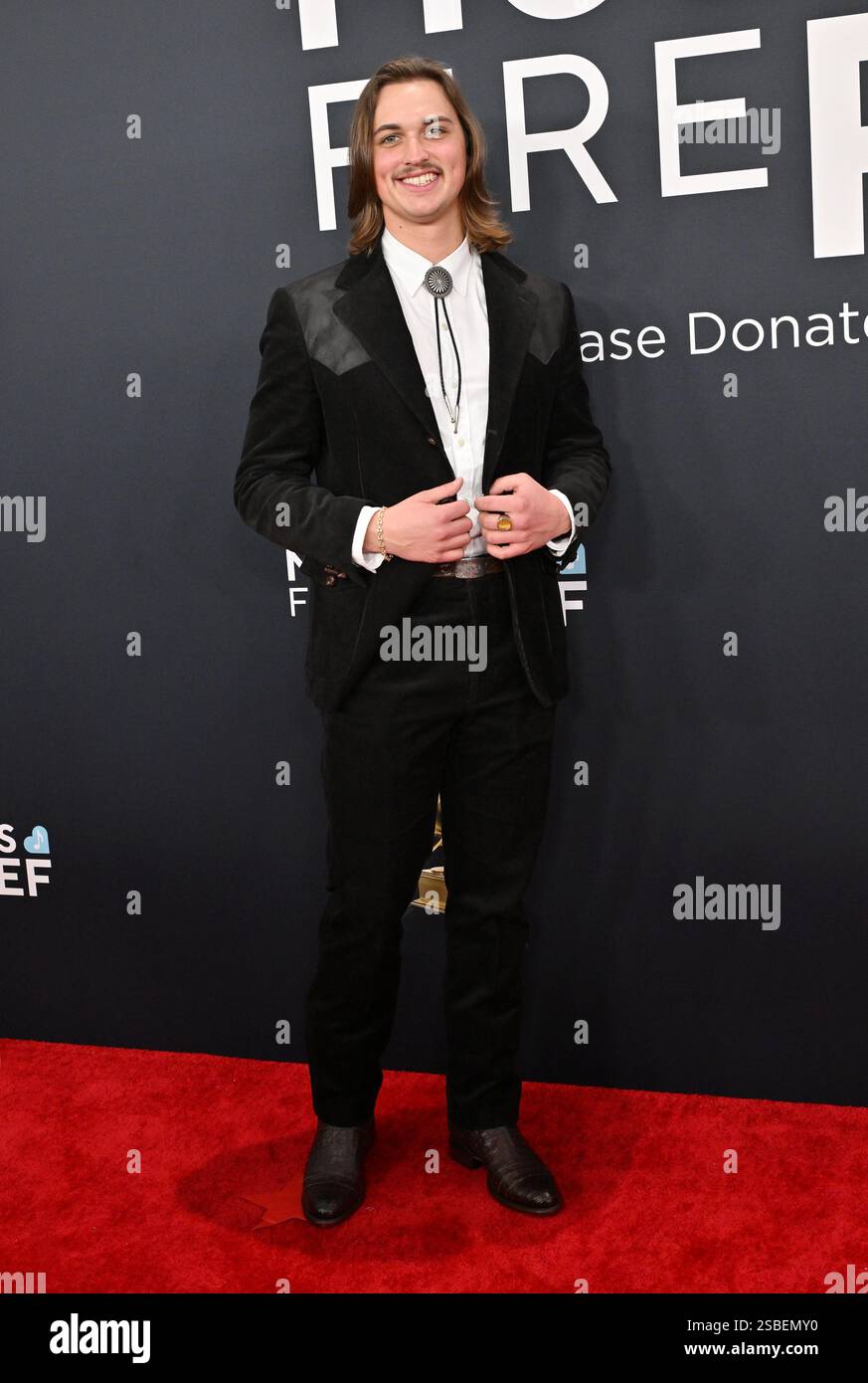 Los Angeles, USA. 02nd Feb, 2025. Chandler Walters arriving to the 67th ...