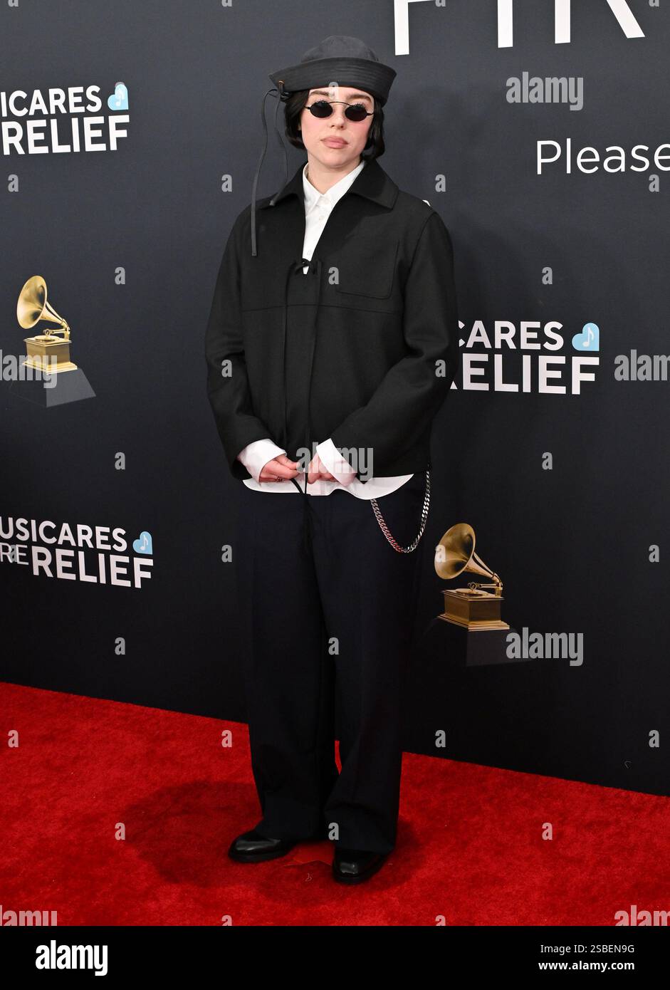 Los Angeles, USA. 02nd Feb, 2025. Billie Eilish arriving to the 67th Annual Grammy Awards held ...