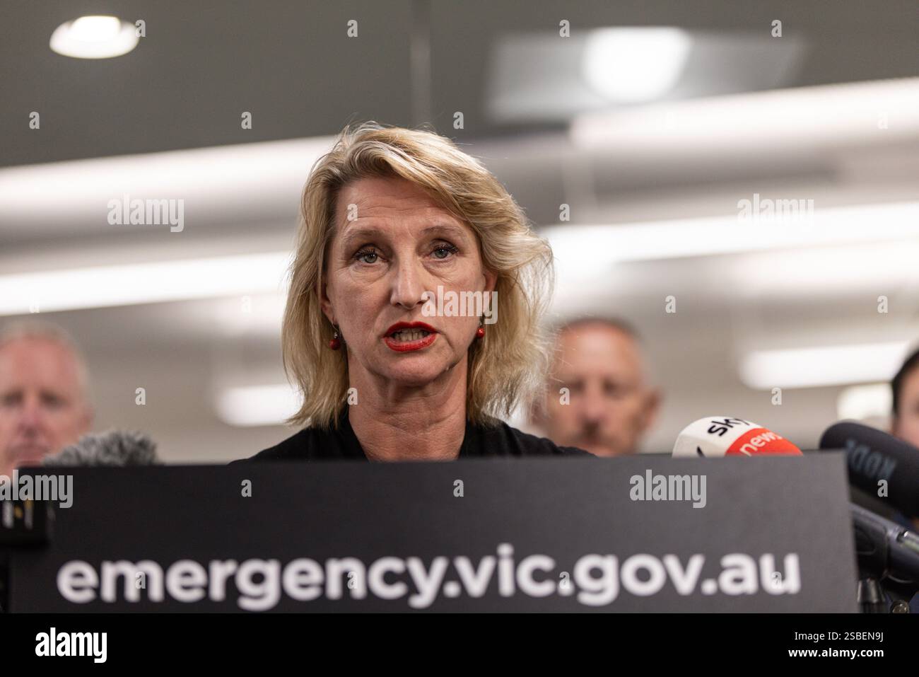 Melbourne, Australia. 03rd Feb, 2025. Victorian Minister for Emergency ...