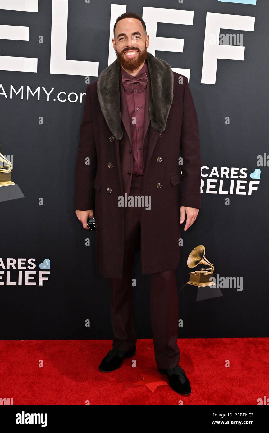 Los Angeles, USA. 02nd Feb, 2025. Noah Rakoski arriving to the 67th ...