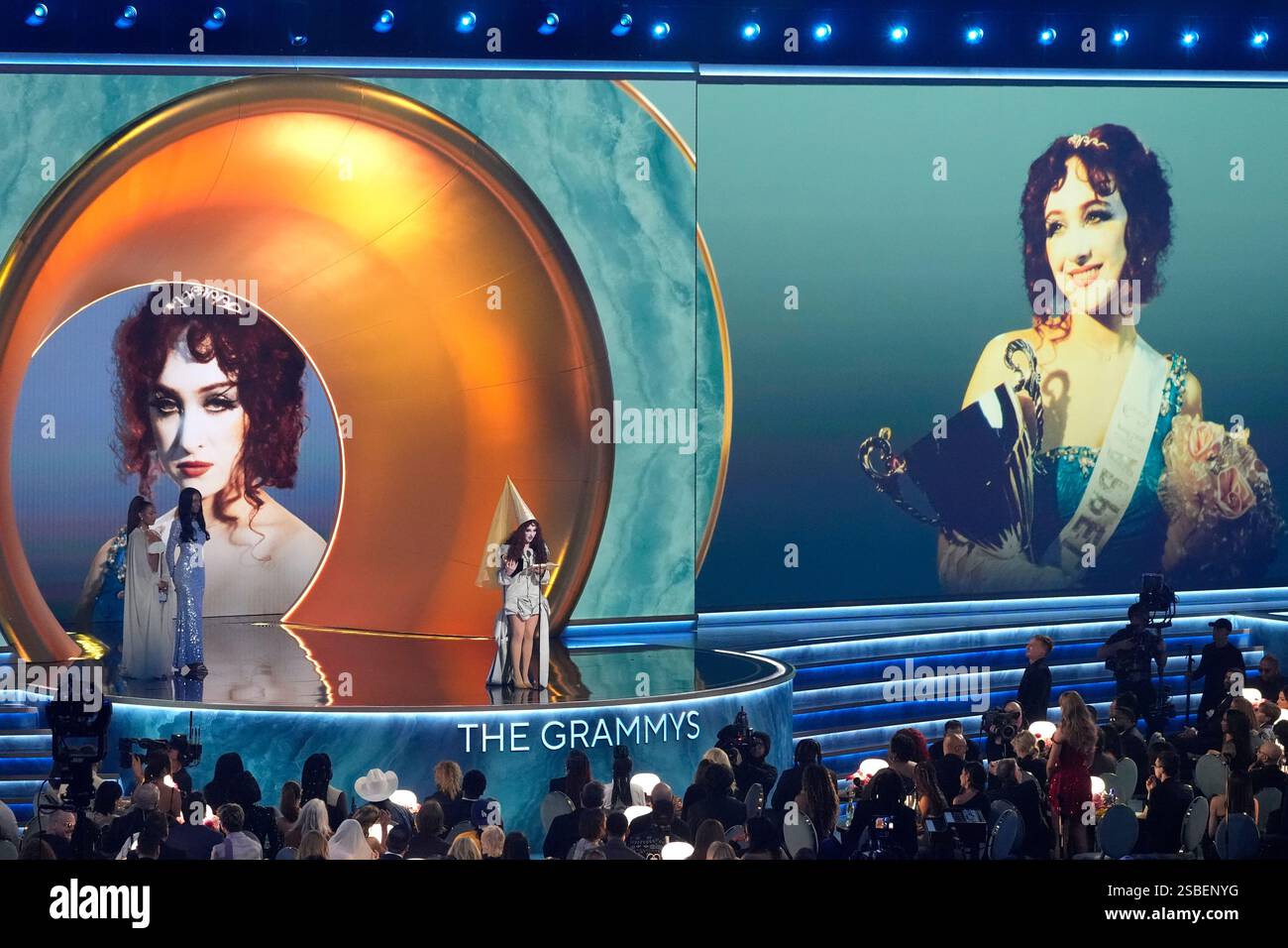 Chappell Roan accepts the award for best new artist during the 67th ...
