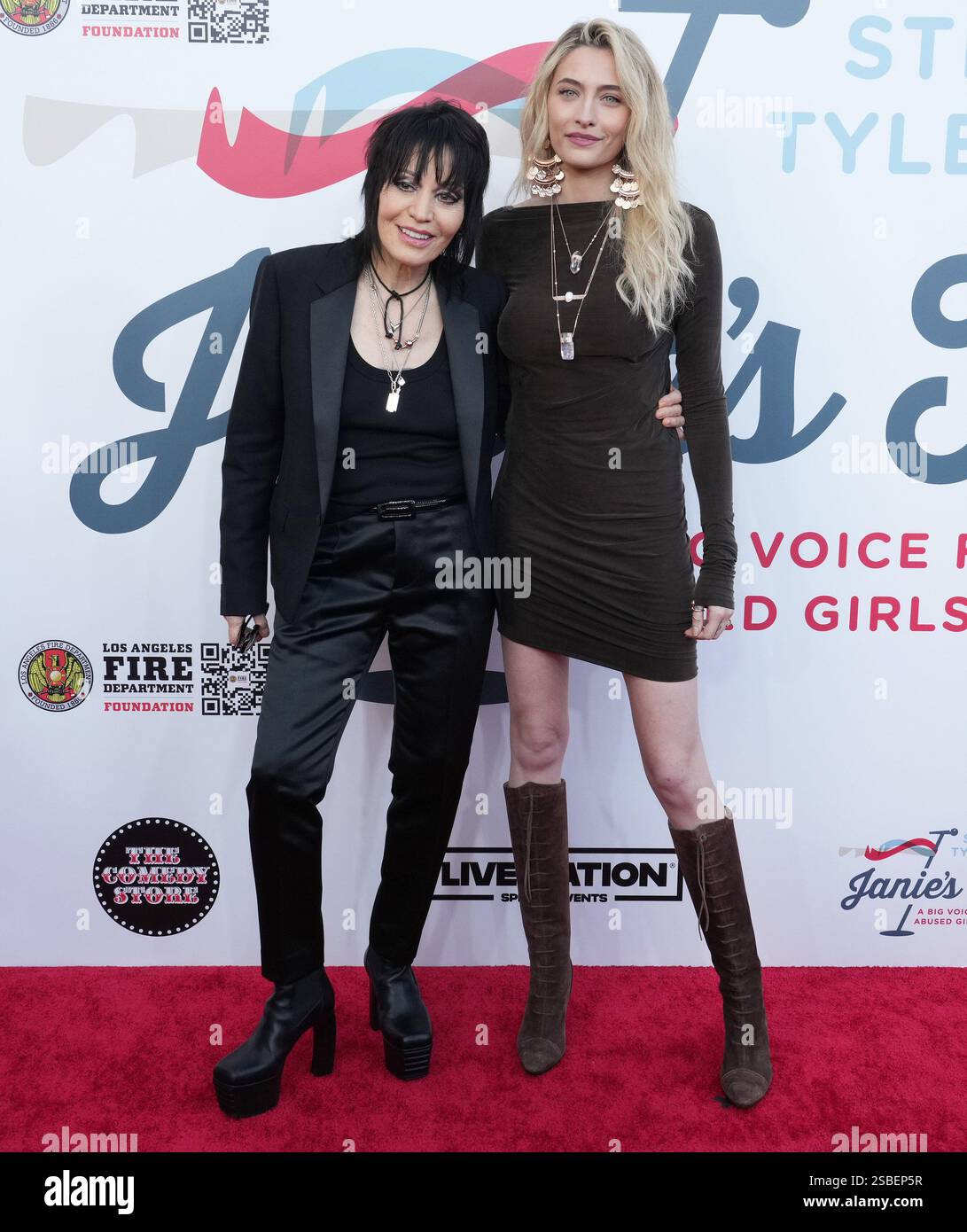 Los Angeles, USA. 02nd Feb, 2025. (L-R) Joan Jett and Paris Jackson at ...