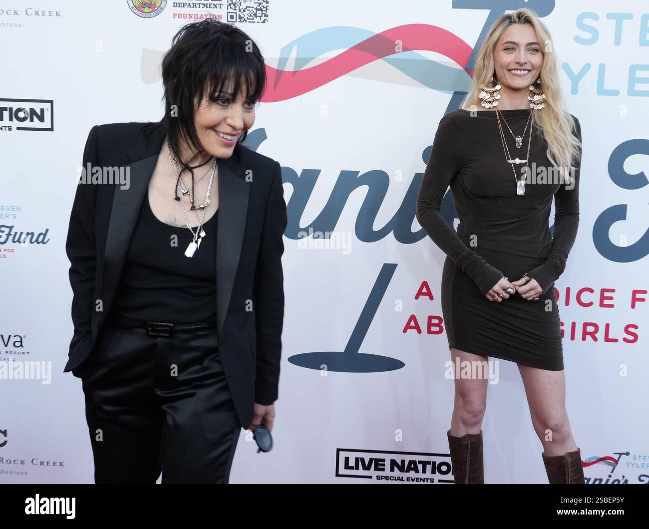(L-R) Joan Jett and Paris Jackson at the 6th Annual Jam for Janie ...