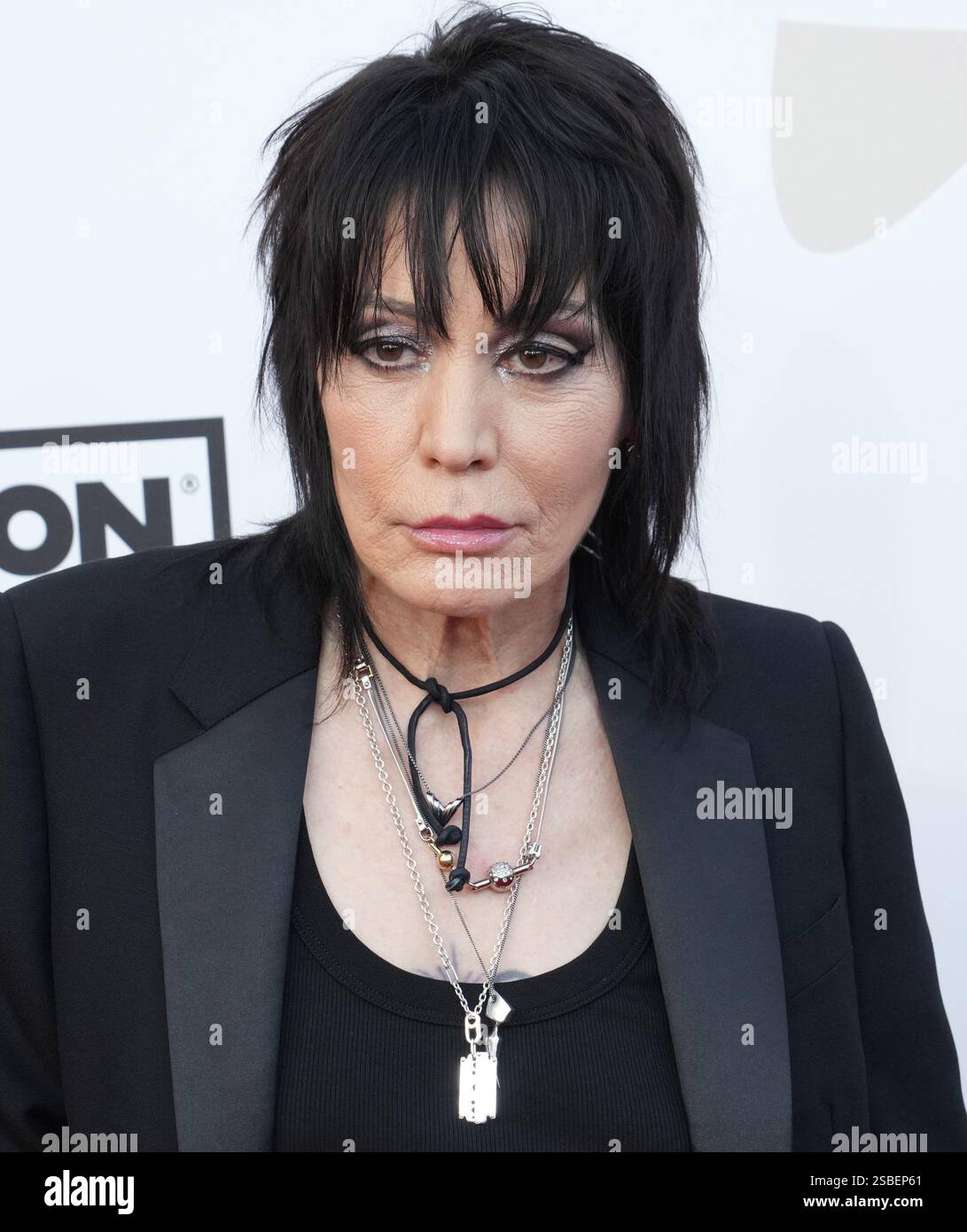 Joan Jett arrives at the 6th Annual Jam for Janie GRAMMY Awards Viewing ...