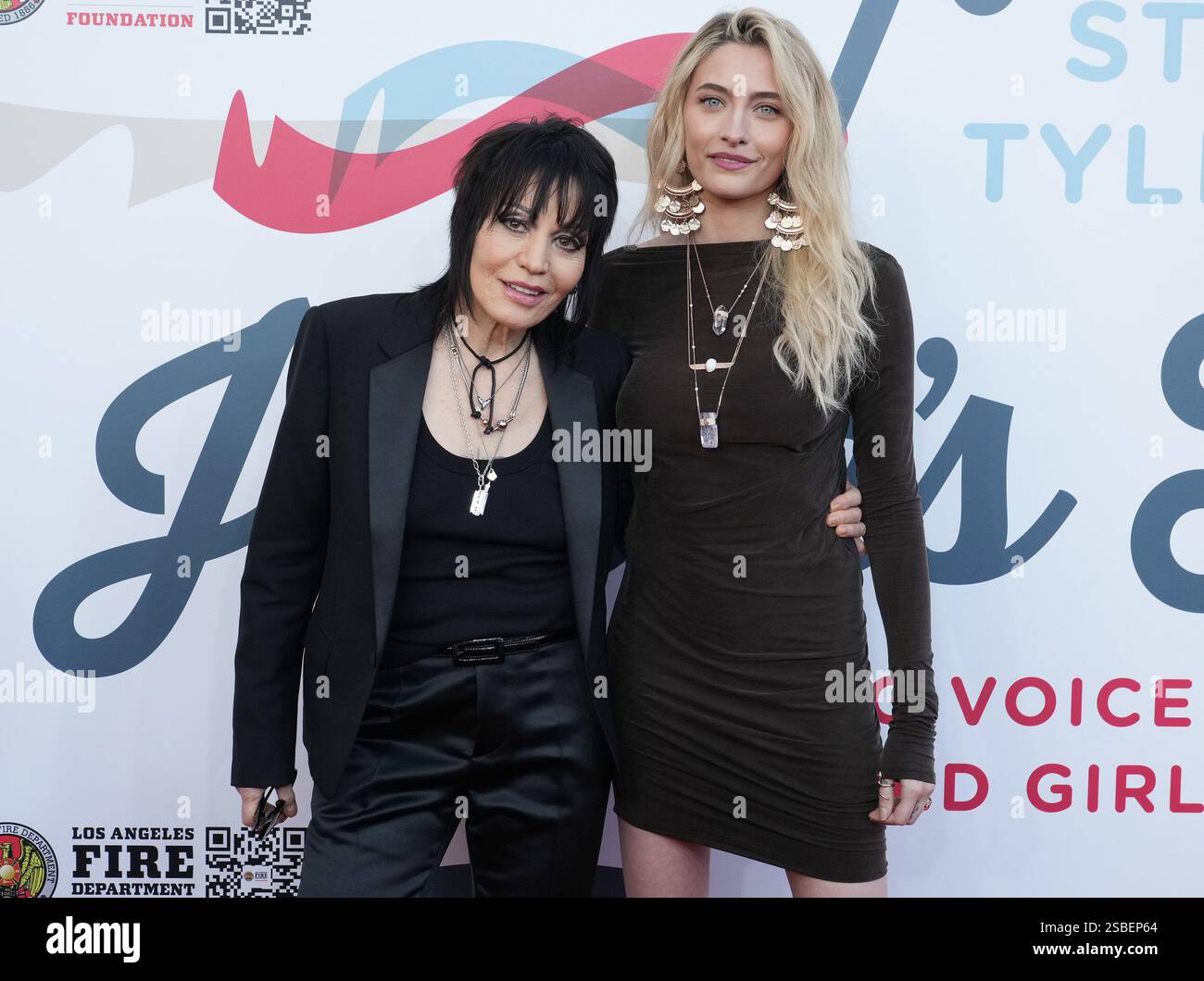 (L-R) Joan Jett and Paris Jackson at the 6th Annual Jam for Janie ...