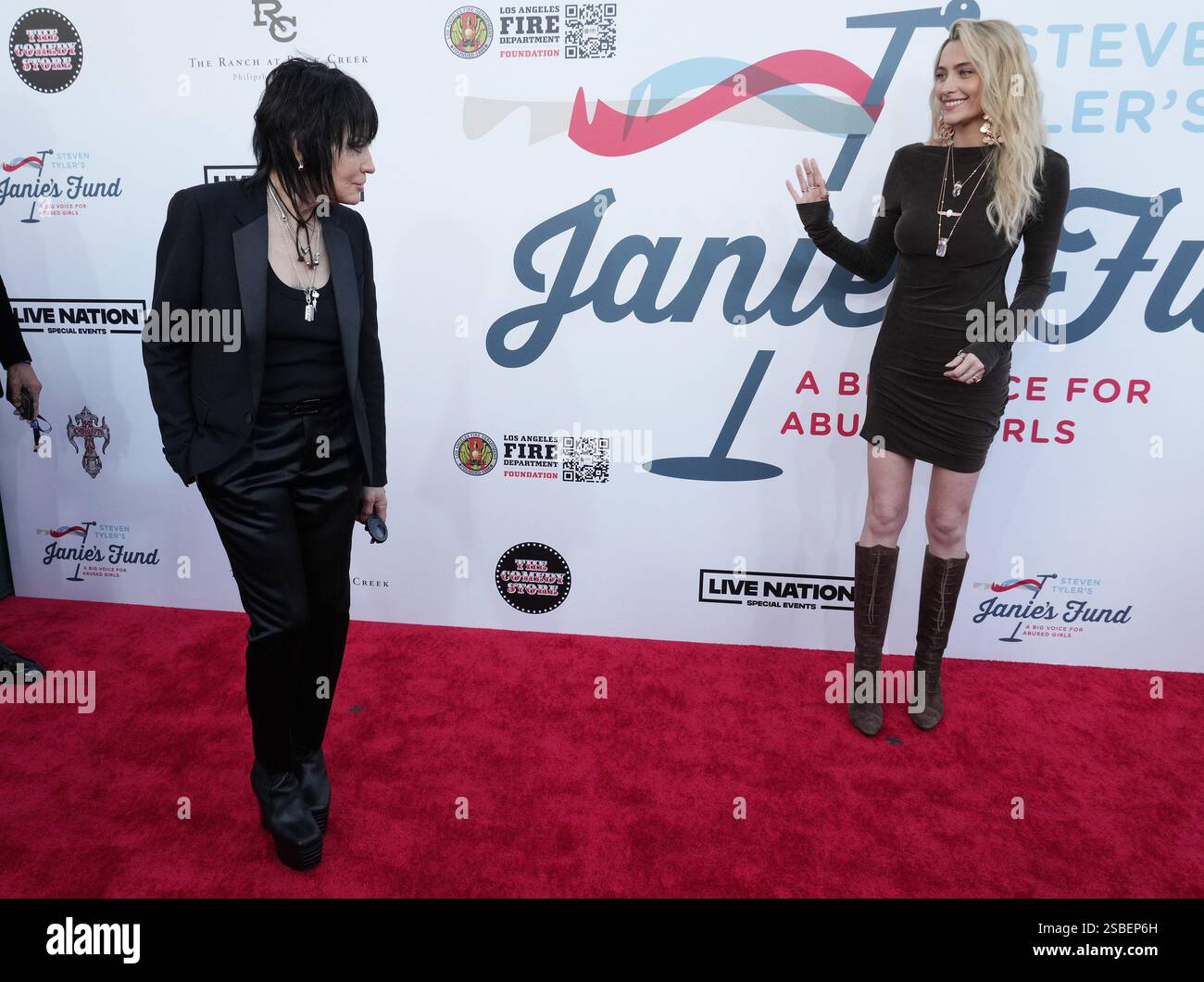 (L-R) Joan Jett and Paris Jackson at the 6th Annual Jam for Janie ...