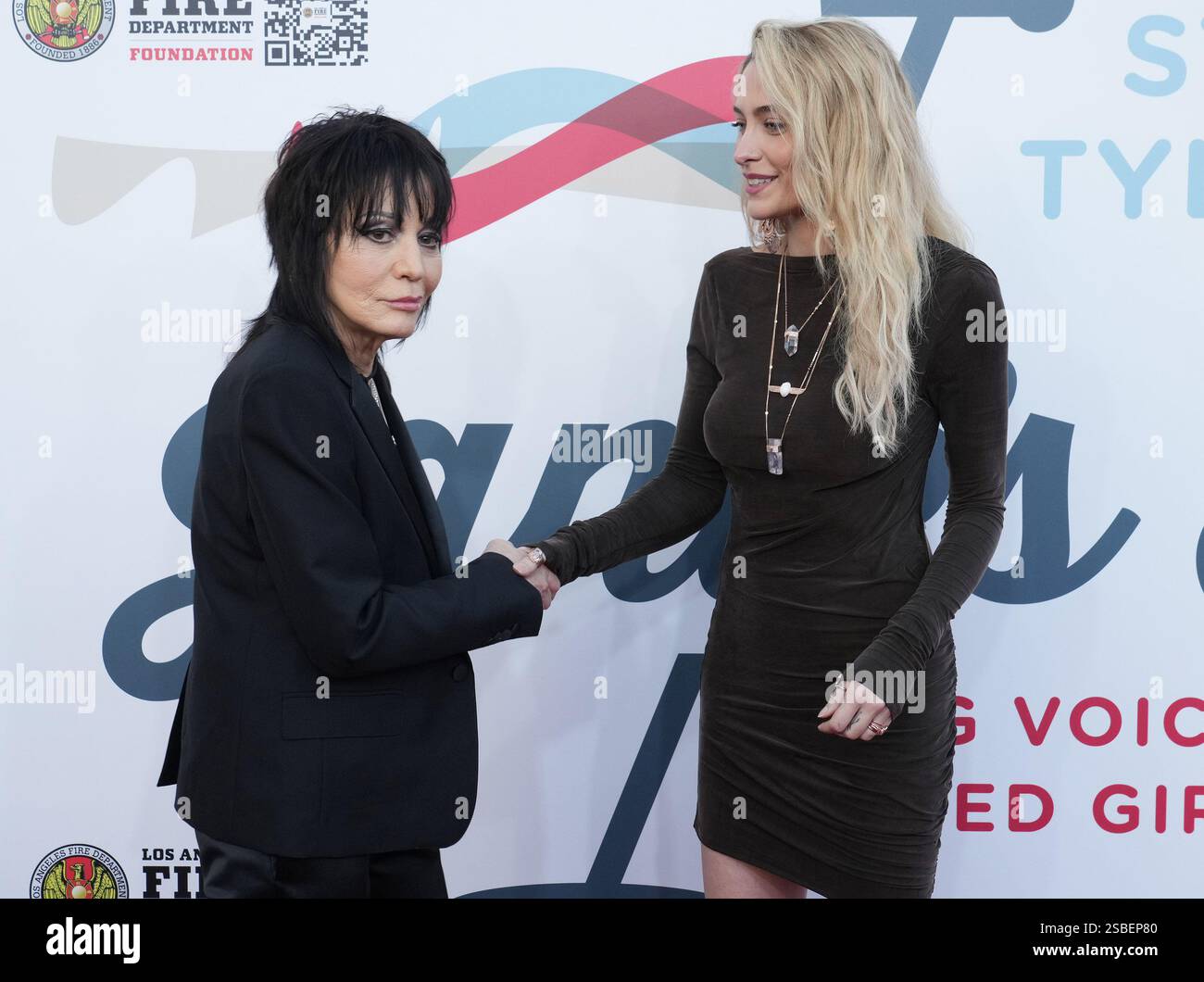 (L-R) Joan Jett and Paris Jackson at the 6th Annual Jam for Janie ...