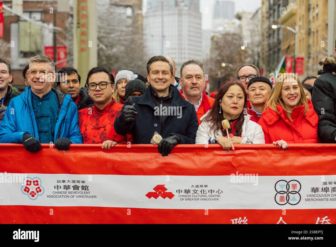 VANCOUVER, CANADA - FEBRUARY 10, 2025: Pierre Poilievre, leader of ...