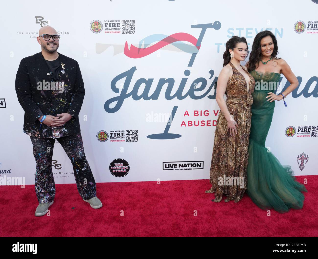 (L-R) David Garibaldi, Paris Berelc and Tia Carrere at the 6th Annual ...